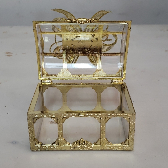 Lucky Star | Accents | 6 Piece Mini Chest Plastic Storage Box Gold ...